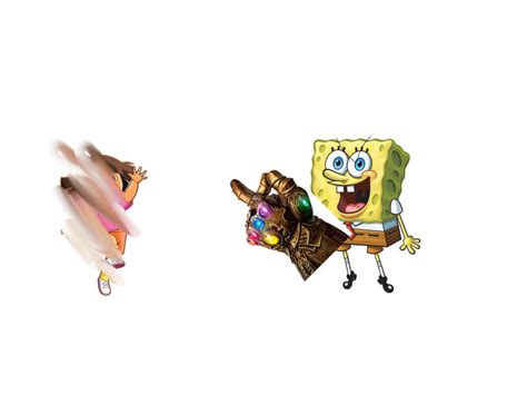 Spongebob Thanos Snaps Dora By Loo678 On Deviantart