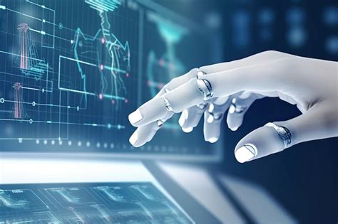 Premium Ai Image Engineers Control The Automation Robot Arms In An