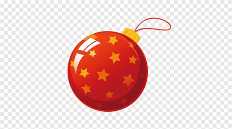Enfeite De Natal Decoração De Natal Bola Decoração De Ano Novo Sino Estrelas Laranja Png Pngegg