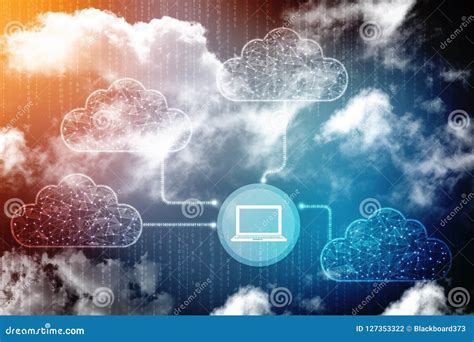 Cloud Computing Technology Background Cloud Computing Concept