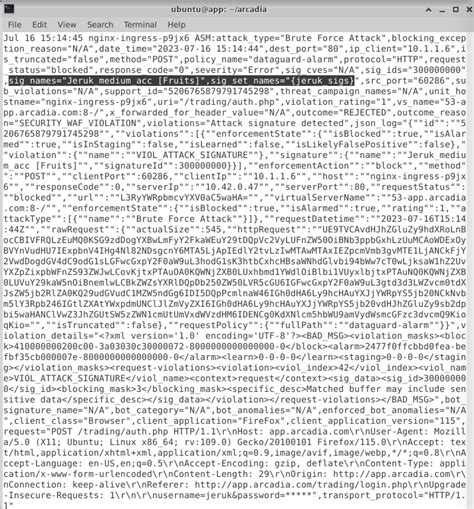user signature test — nginx app protect in k8s 0 1 documentation