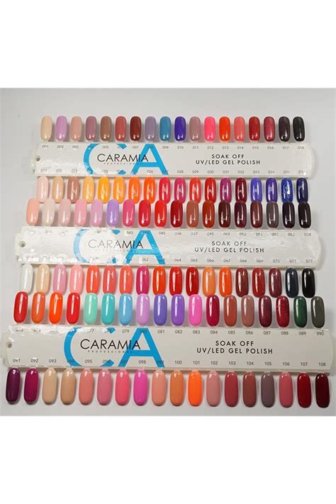 Creative Cnd Shellac Salon Shades Nail Tip Color Chart Palette Colour