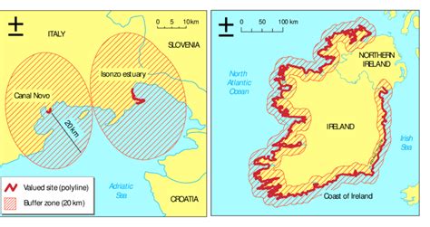 Shapefile And Buffer Zones For The Characterization Of The Context Download Scientific Diagram