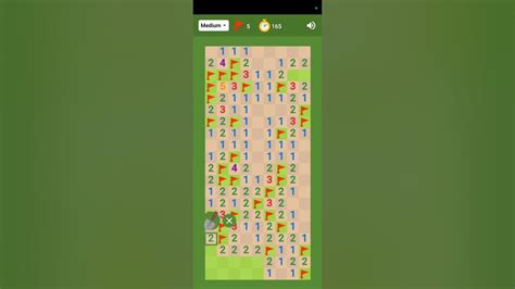 Solving Minesweeper Medium Level Youtube