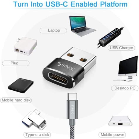 USB Type C To USB Convertor Synqe Technologies