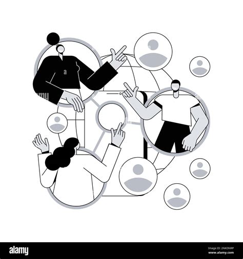 Mobile Collaboration Abstract Concept Vector Illustration Collaborative Devices And Tools