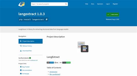 Langextract 谷歌开源的结构化信息提取python库 学吧导航