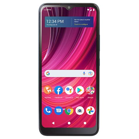 Tracfone BLU View Speed G GB Prepaid With Year Of Service Bundle Blue TFBLB VCPAP