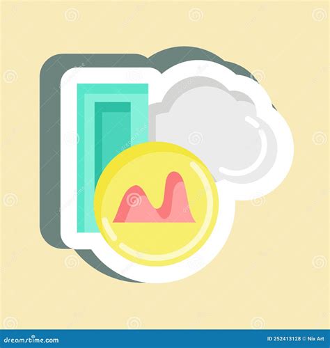 Sticker Database Analysis Suitable For Education Symbol Simple Design