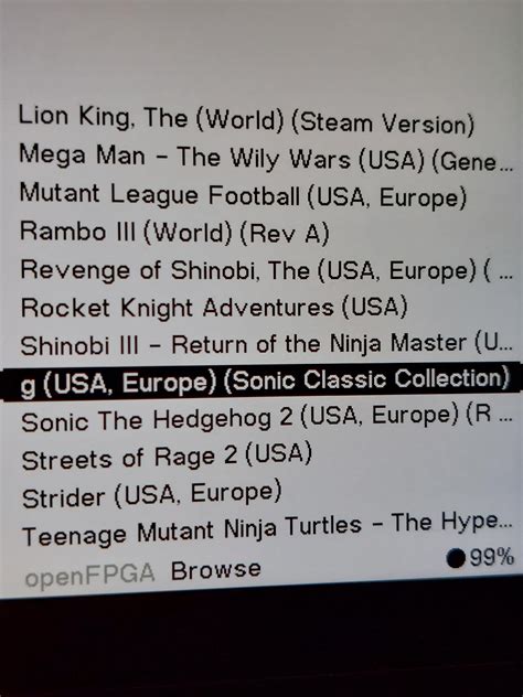 Analogue Pocket Fpga Genesis Scan Lines R Analoguepocket