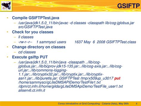 Dms Api Glite Hands On Salvatore Scifo Ppt Download