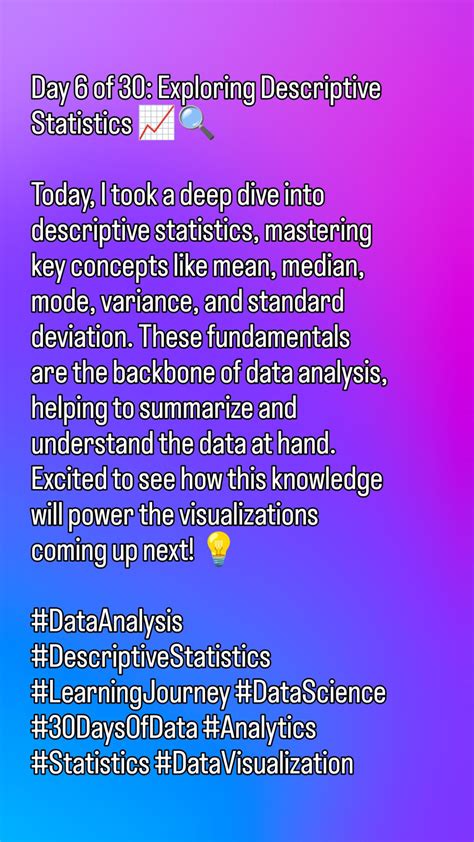 How To Master Descriptive Statistics Rohan Hiwrale Posted On The Topic Linkedin