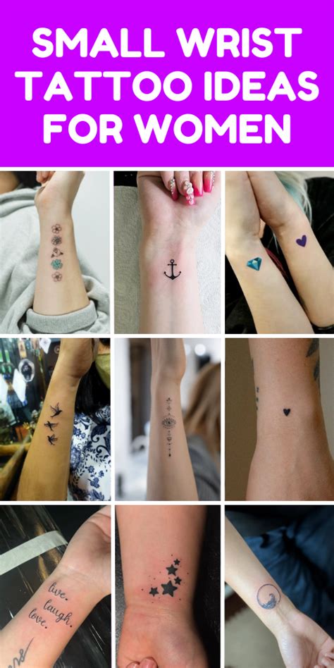 Small And Meaningful Wrist Tattoos For Women Small Tattoo Ideas For