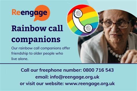Rainbow Call Companions North Midlands LGBT Older Peoples Group