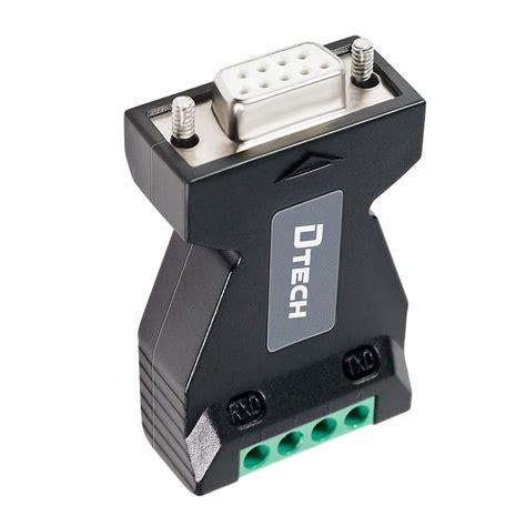 DTECH RS To RS Converter Serial Adapter With Position Terminal Block For Long Haul Data