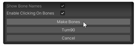 Build Bones Tool UModeler X