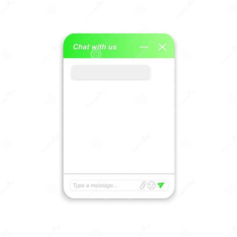 Chatbot Window Mockup Life Chat Form Virtual Assistant Bot Layout