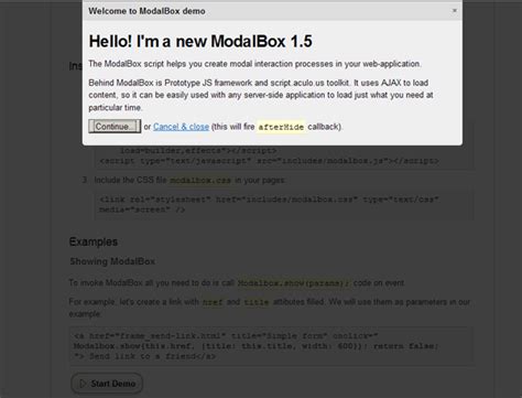Symfony And Modalbox Saynotoflash