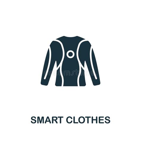Smart Clothes Icon Monochrome Simple Smart Technology Icon For Templates Web Design And