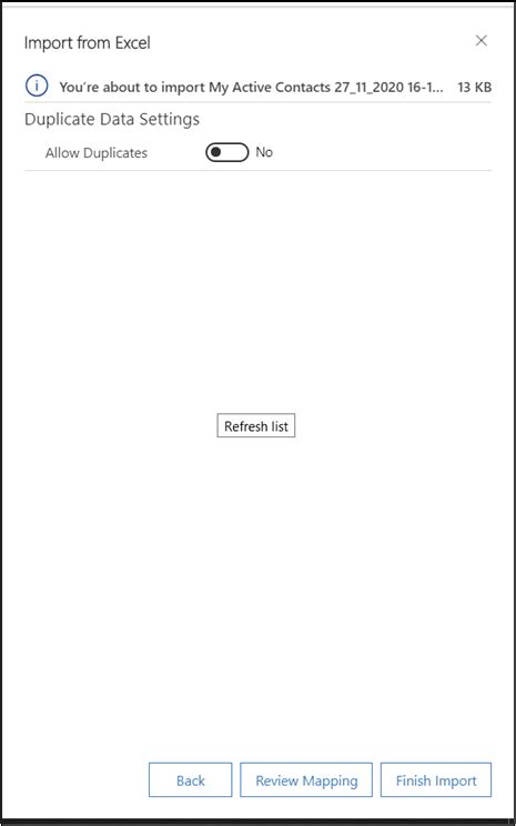 Import Excelcsv From Sub Grid Within Dynamics 365 Adyatantech
