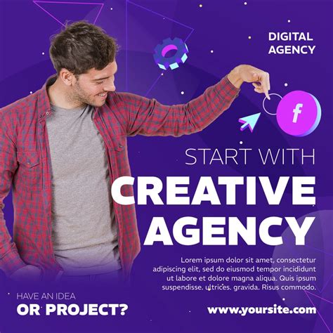 دانلود طرح لایه باز پست اینستاگرام مخصوص دیجیتال مارکتینگ کد 17209