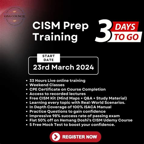 Gisa Council On Linkedin Cism Cisa Isaca Informationsecurity