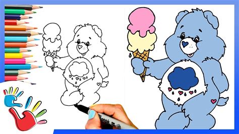 How To Draw Grumpy Bear From Care Bears Easy Step By Step Tutorial