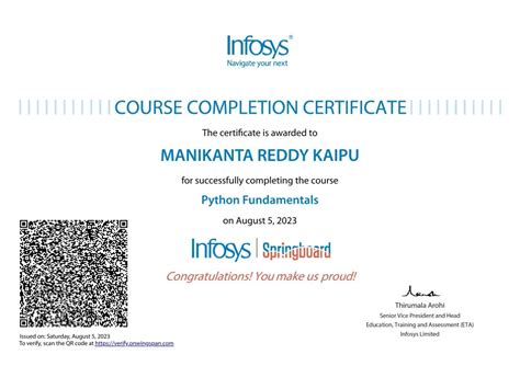 manikanta reddy kaipu on linkedin python infosysspringboard