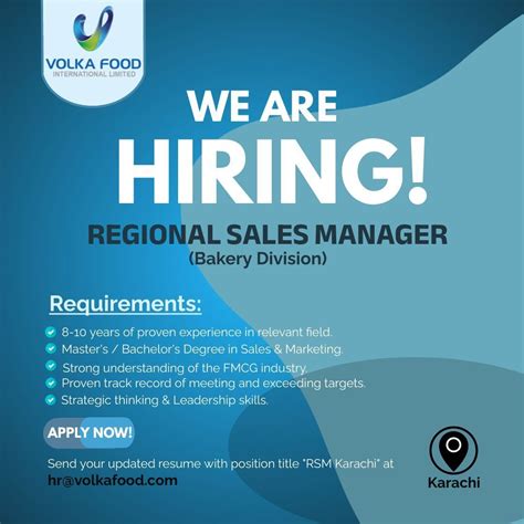 Syed Hasnain Shah On Linkedin Hiringimmediately Rsm Bakerydivision