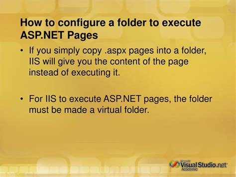 Ppt Configuring Your Computer As A Web Server To Host Asp Net Pages Powerpoint Presentation