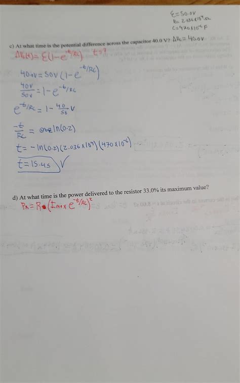 Solved Only Need Part D I Already Solved Part A C Answer