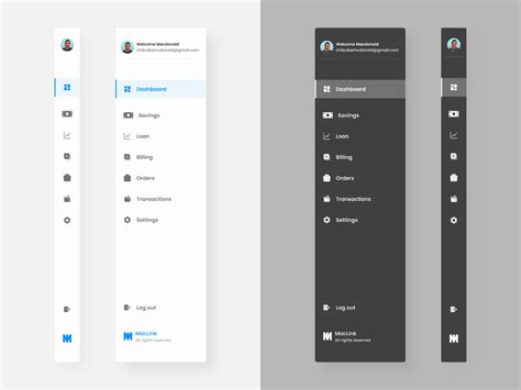 Navigation Bar Light Dark Modes By Macdonald Anyanwu On Dribbble