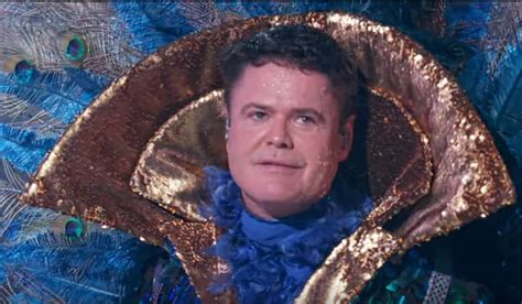 ‘the Masked Singer Season 1 Winners Donny Osmond The Peacock Is Runner Up Conan Daily