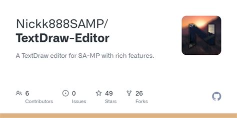 Github Nickk888samp Textdraw Editor A Textdraw Editor For Sa Mp