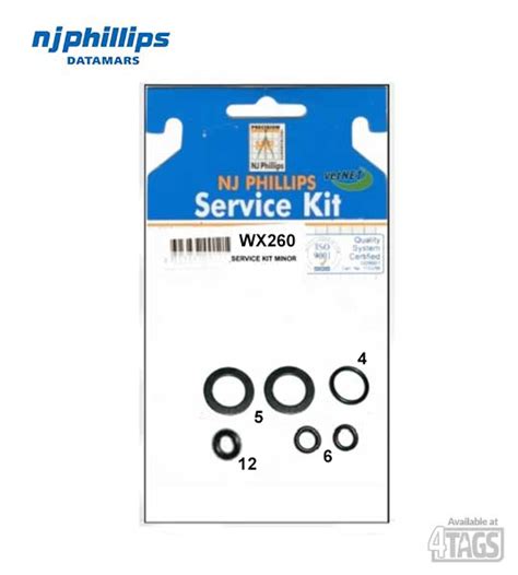 NJ Phillips Minor Service Kit ML Metal Tree Injector Tags Com Au