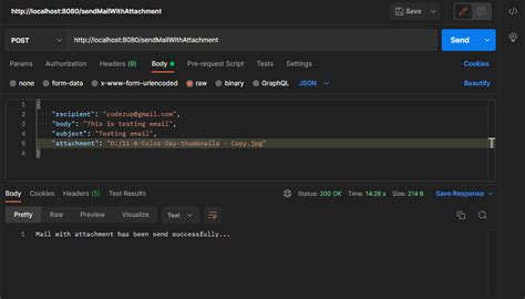 Send Mail Using Spring Boot Example Via Smtp Codez Up