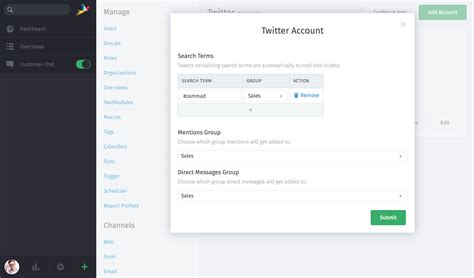 Twitter X — Zammad Admin Documentation Documentation