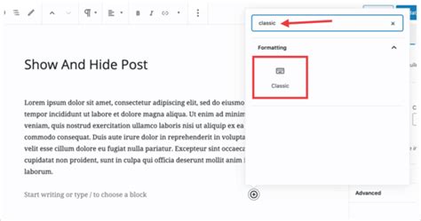 How To Show And Hide Text In Wordpress Posts With The Toggle Effect