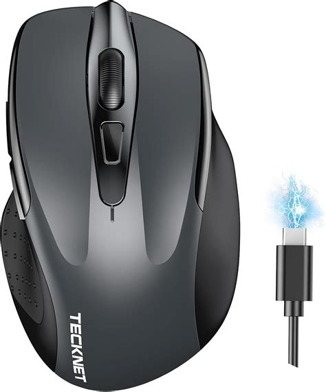 Amazon Com TECKNET Wireless Mouse BT G Rechargeable DPI Silent USB A