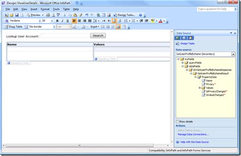 Consolidating Sharepoint User Profile Properties In Infopath Paddle Shift