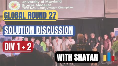 Codeforces Global Round 27 Programming Contest Solution Discussion