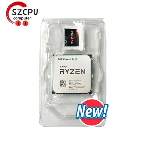 Amd Ryzen 5 5600 R5 5600 3 5 Ghz 6 Core 12 Thread Cpu Processor 7nm