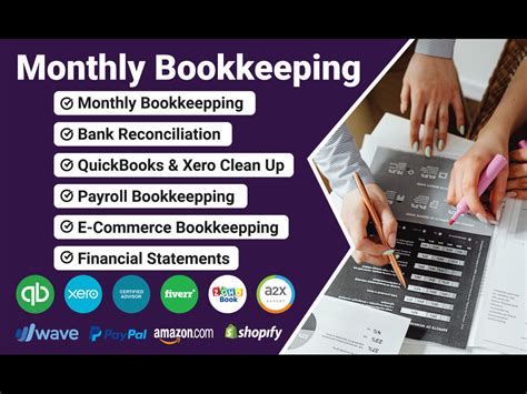Monthly Accounting And Bookkeeping In Qbo Xero Zoho Wave And Sage 50