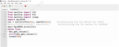 Exploring Mpu 6050 Sensor Integration With Esp32 Using Micropython A