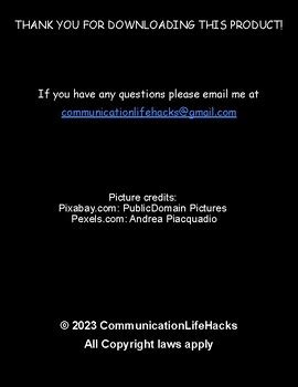 Problem Solving Visual By Communication Life Hacks TPT