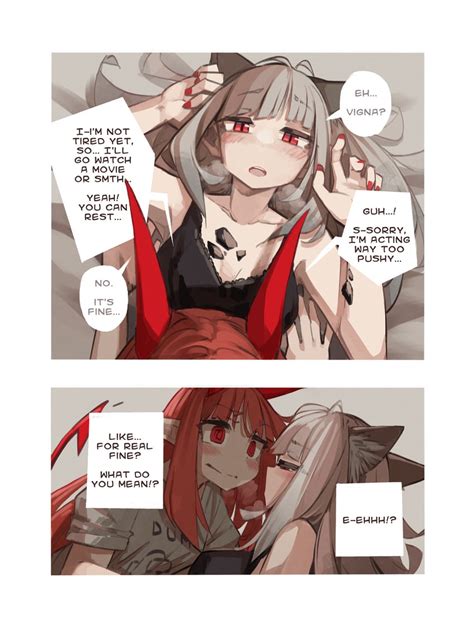 Frostleaf And Vigna Arknights Drawn By Togekk0 Danbooru