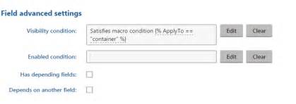 Kentico Display Webpart Property Field Depending On Other Property
