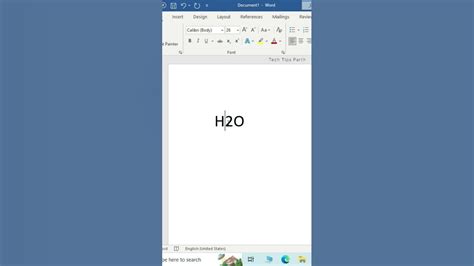 Secret Ms Word Trick Subscript Shorts Tech Msword Youtube