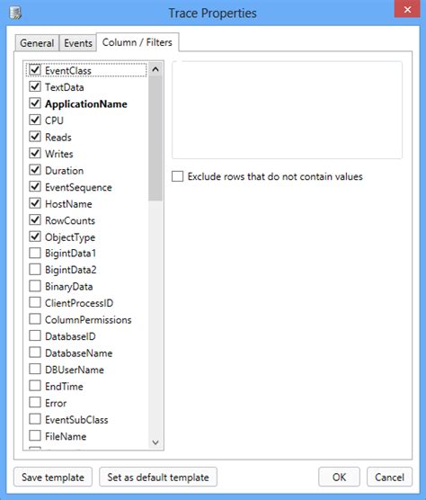 Profiler Profile Mssql Server