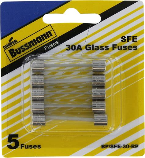 Bussman Bpsfe 30 Rp 30 Amp Fuses 5 Count